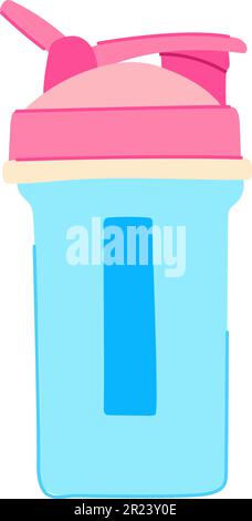 gym protein shaker cartoon vector illustration Stock Vector Image & Art ...