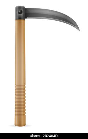 kama ninja weapon japanese warrior assassin vector illustration ...