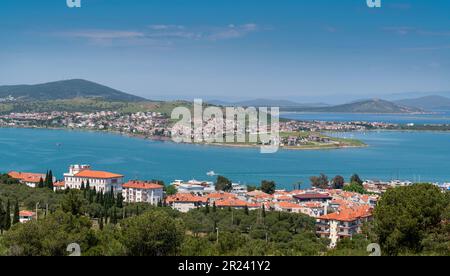 View of Cunda Island from Heaven Hill (Cennet Tepesi in Tukish ...