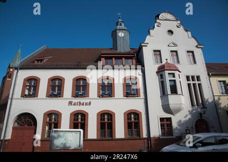town hall in Ketzin in Germany's Havelland district which is some ...