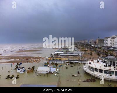 Rimini, Italy. 17th May, 2023. RIMINI - Damage after the flood ...