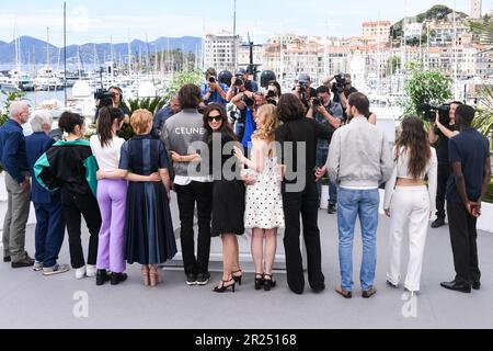 Italy. 17th May, 2023. Pascal Greggory, Pierre Richard, Laura Le Velly ...