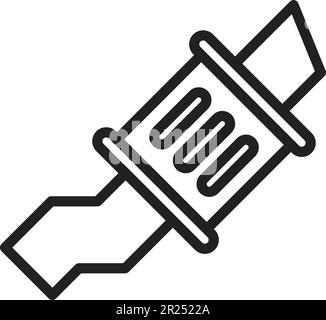 Muffler icon vector image Stock Vector Image & Art - Alamy