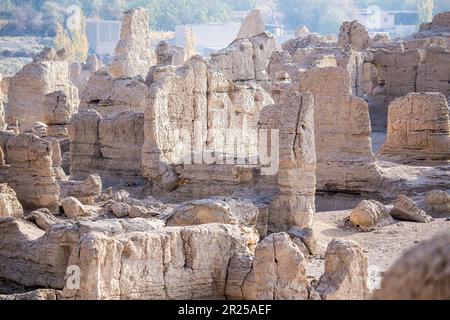 The melting ruins of Jiaohe Stock Photo - Alamy