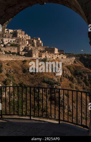 The ancient cave dwellings, known as Sassi, Sassi di Matera, UNESCO ...