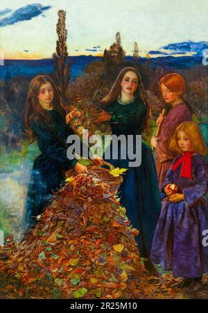 Autumn Leaves 1856 by John Everett Millais Stock Photo - Alamy