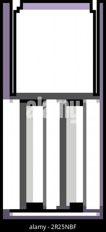 cell aa battery charger game pixel art vector illustration Stock Vector ...