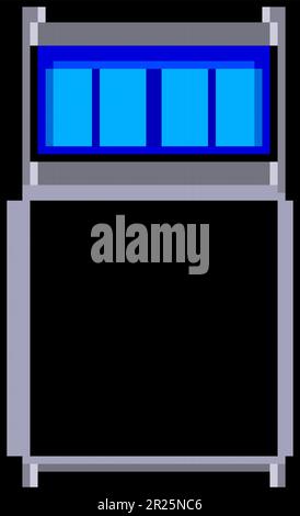 cell aa battery charger game pixel art vector illustration Stock Vector ...
