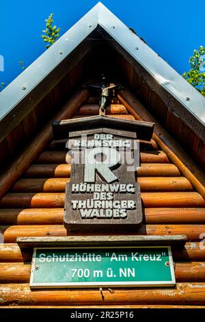 First steps along the Rennsteig between Hörschel and Blankenstein in ...