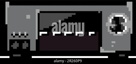 amplifier av receiver game pixel art vector illustration Stock Vector ...