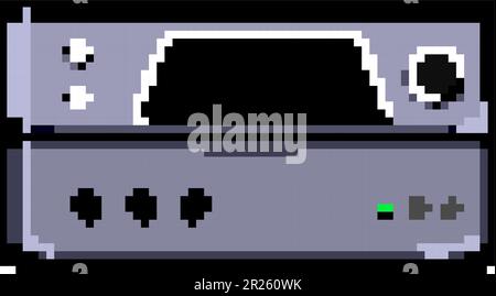 amplifier av receiver game pixel art vector illustration Stock Vector ...