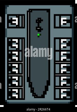 energy battery backup game pixel art vector illustration Stock Vector ...