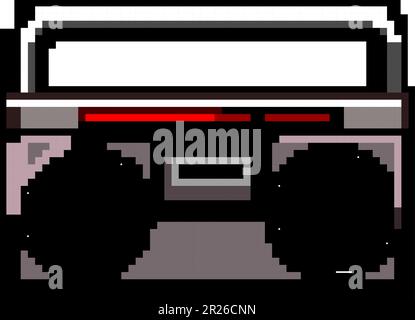 recorder boombox audio game pixel art vector illustration Stock Vector ...
