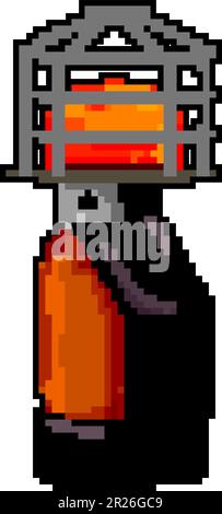 propane stove camp game pixel art vector illustration Stock Vector Image & Art - Alamy