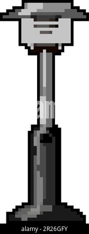 burner heater gas game pixel art vector illustration Stock Vector Image & Art - Alamy