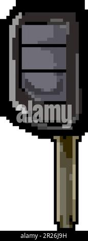 alarm car key game pixel art vector illustration Stock Vector Image ...