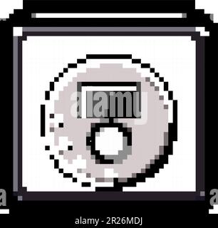 entertainment cd player game pixel art vector illustration Stock Vector ...
