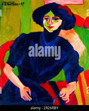 Ernst Ludwig Kirchner, Portrait of a Woman (Gerda Schilling, 1893-1923 ...