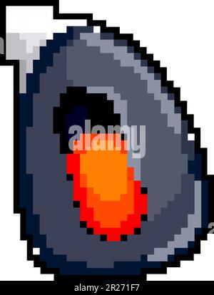 box cutter knife game pixel art vector illustration Stock Vector Image ...