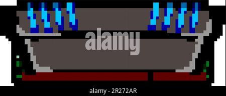 ram desktop memory game pixel art vector illustration Stock Vector ...