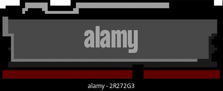 ram desktop memory game pixel art vector illustration Stock Vector ...