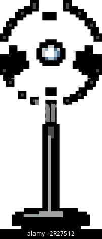 summer electric fan game pixel art vector illustration Stock Vector ...