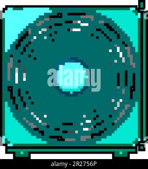 air electric fan game pixel art vector illustration Stock Vector Image ...