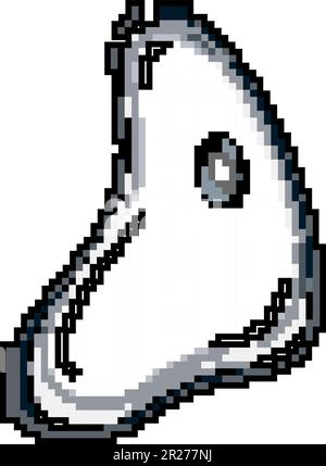 treatment face massager game pixel art vector illustration Stock Vector ...