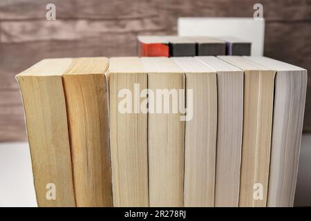 Many different books, closeup view Stock Photo - Alamy