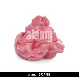 One used chewing gum isolated on white Stock Photo - Alamy