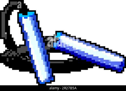 gym fitness rope game pixel art vector illustration Stock Vector Image ...