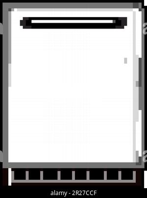 freezer fridge refrigerator game pixel art vector illustration Stock ...
