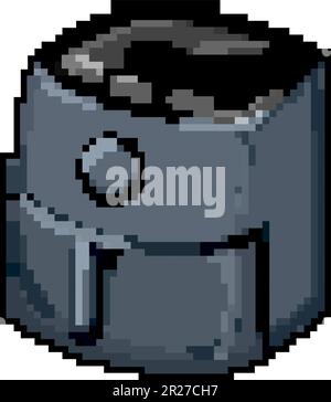 hot fryer air game pixel art vector illustration Stock Vector Image ...