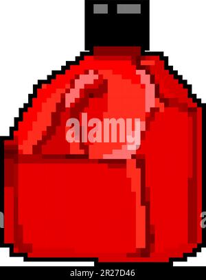 diesel fuel can game pixel art vector illustration Stock Vector Image ...