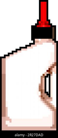 tank fuel can game pixel art vector illustration Stock Vector Image ...