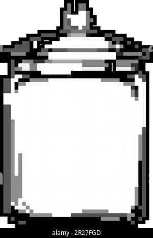 box glass container game pixel art vector illustration Stock Vector ...