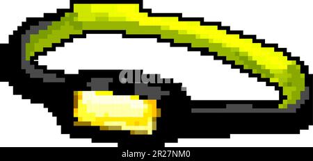 miner headlamp flashlight game pixel art vector illustration Stock ...