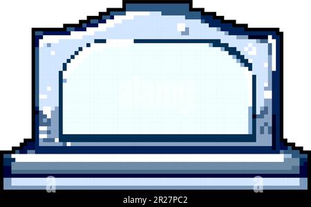 grave headstone game pixel art vector illustration Stock Vector Image ...