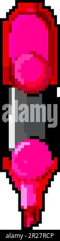 school highlighter game pixel art vector illustration Stock Vector ...