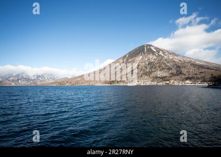 Winter at Yuno Lake, Nikko, Tochigi, Japan Stock Photo - Alamy