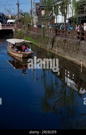 Suigo Sawara city Ono river Sugio tour Stock Photo - Alamy