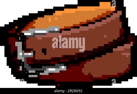 metal leather belt game pixel art vector illustration Stock Vector ...