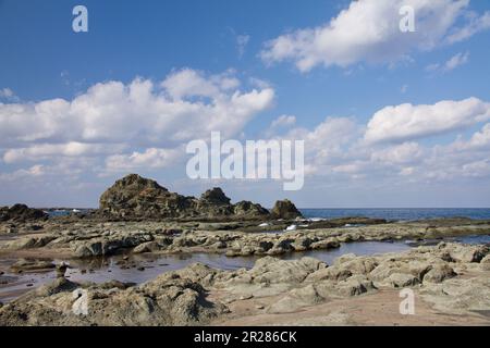 Senjojiki coast, Fukaura Stock Photo - Alamy