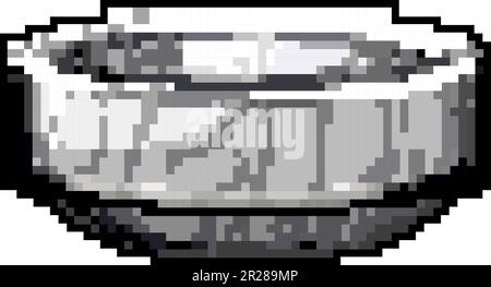 healthy marble bowl game pixel art vector illustration Stock Vector ...