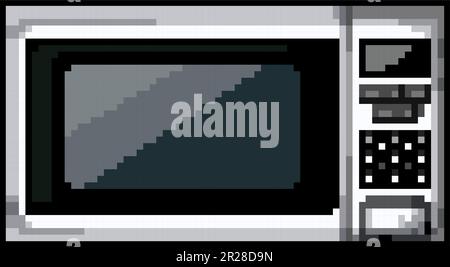 electrical microwave oven game pixel art vector illustration Stock ...
