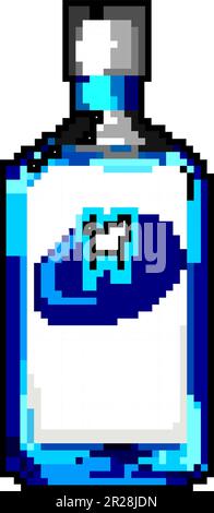 hygiene toothpaste game pixel art vector illustration Stock Vector ...