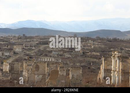 Fuzuli City after The Second Nagorno-Karabakh War. The city had a ...