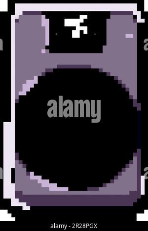 electronics partybox sound game pixel art vector illustration Stock ...