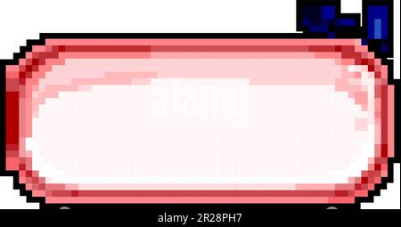 stationery pencil case game pixel art vector illustration Stock Vector ...