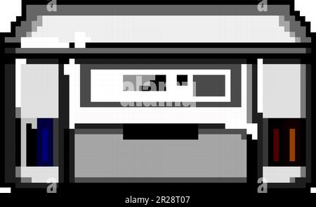 laser photo printer game pixel art vector illustration Stock Vector ...